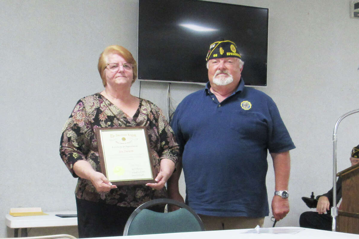 Edwardsville American Legion Post 199 installs Wes Sterling as its ...