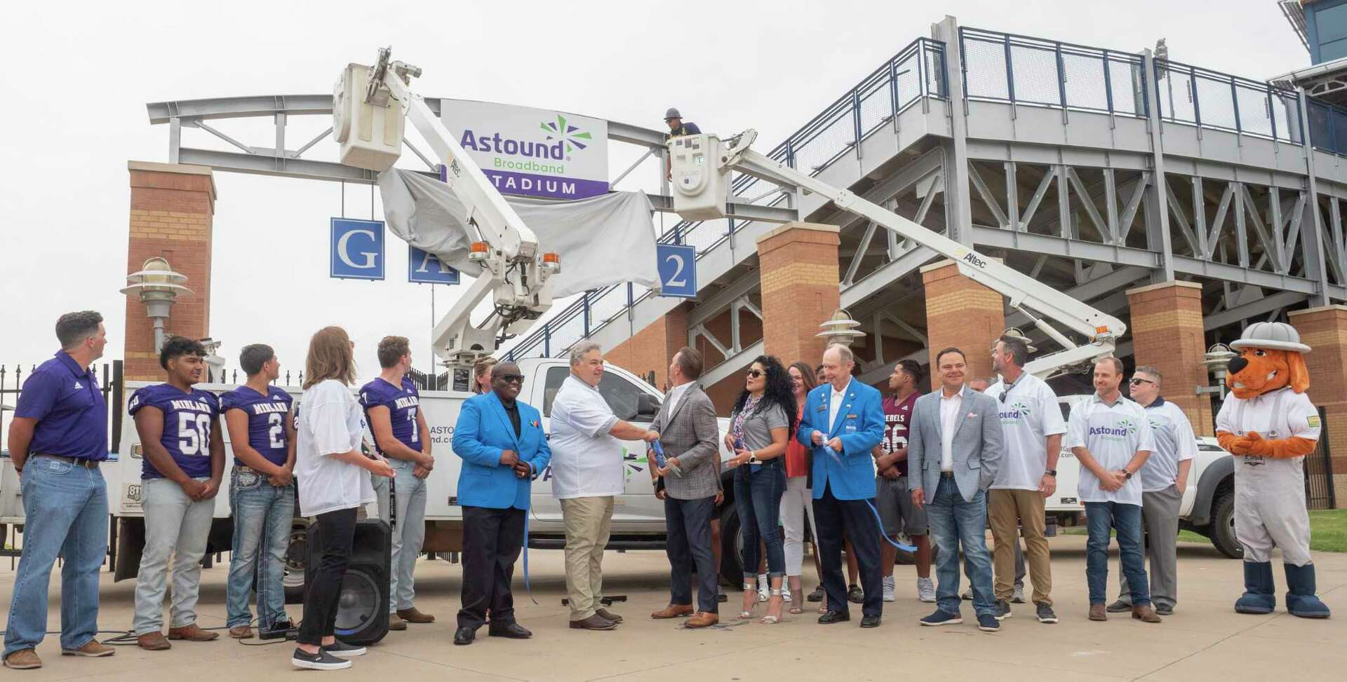 Midland's football stadium -- Grande Communications Stadium ...