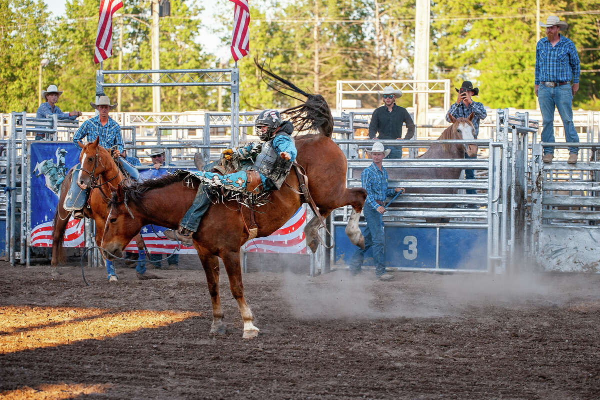 PHOTOS: Animals buck and jump at the Midland Super Kicker Rodeo