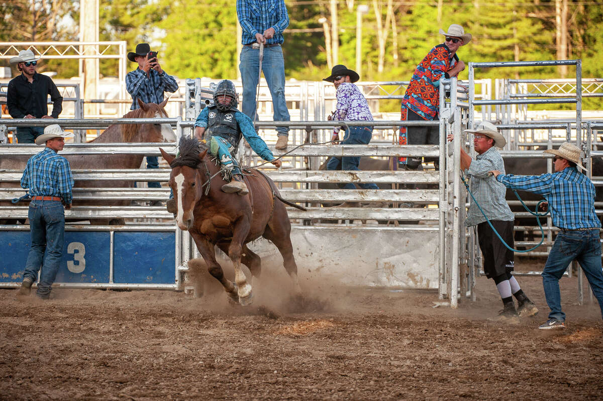 PHOTOS: Animals buck and jump at the Midland Super Kicker Rodeo