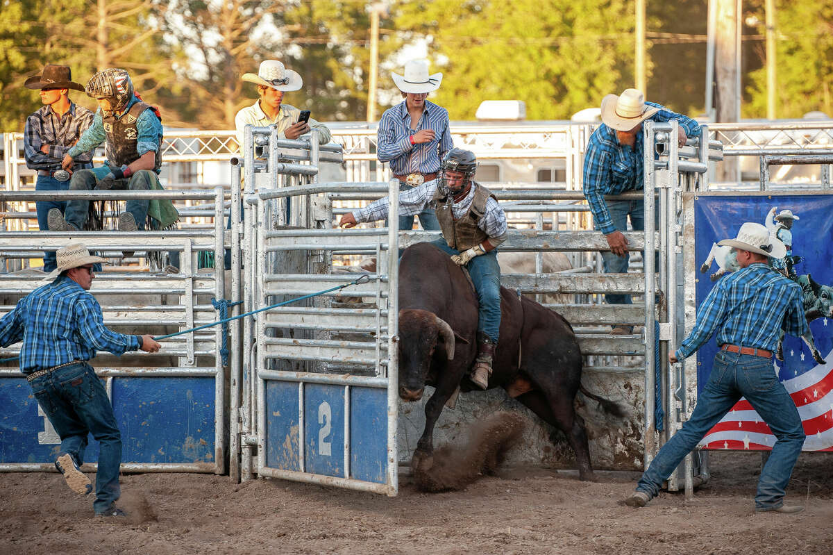 PHOTOS: Animals buck and jump at the Midland Super Kicker Rodeo