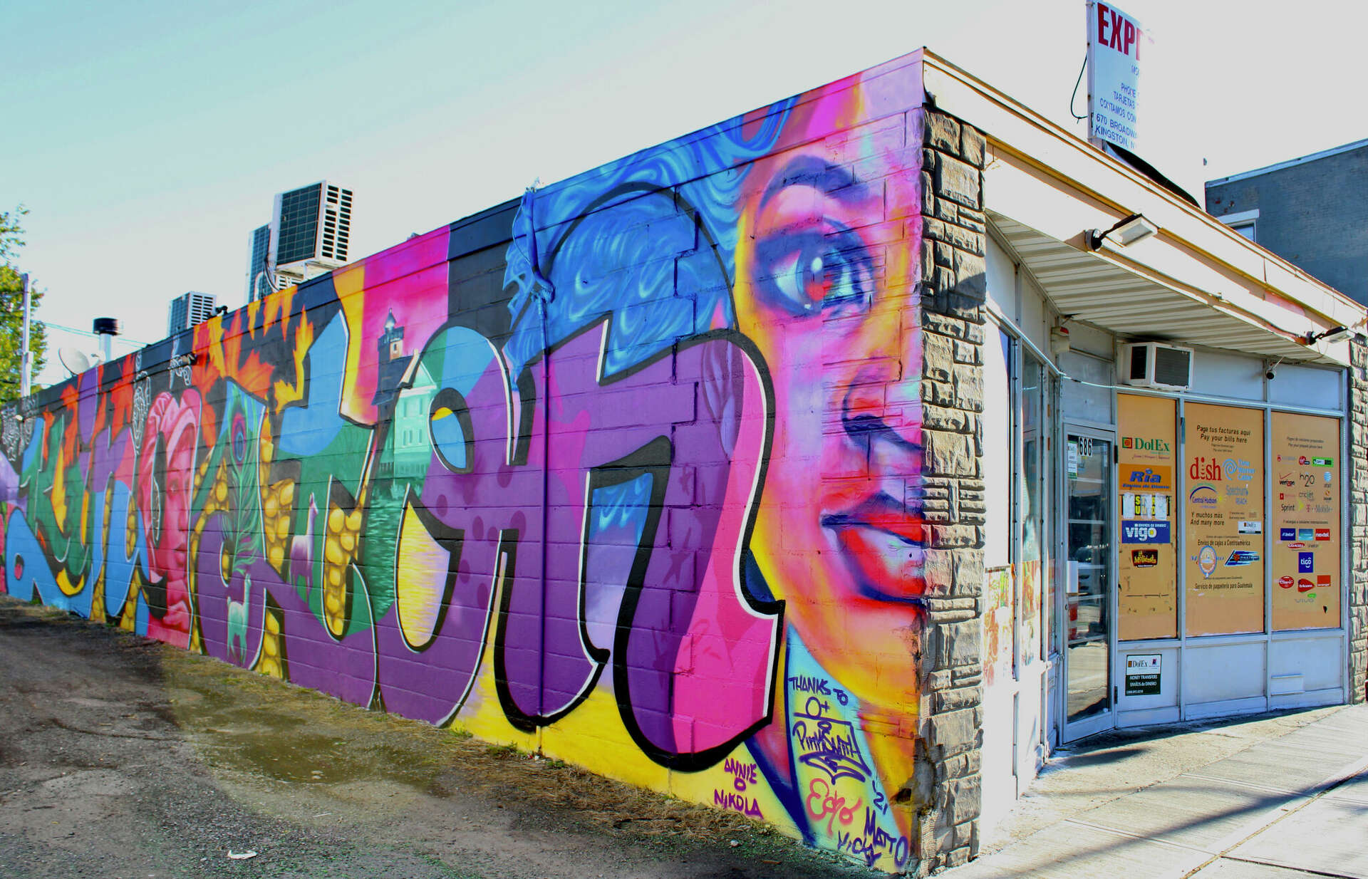 Graffiti icon Lady Pink paints the Hudson Valley