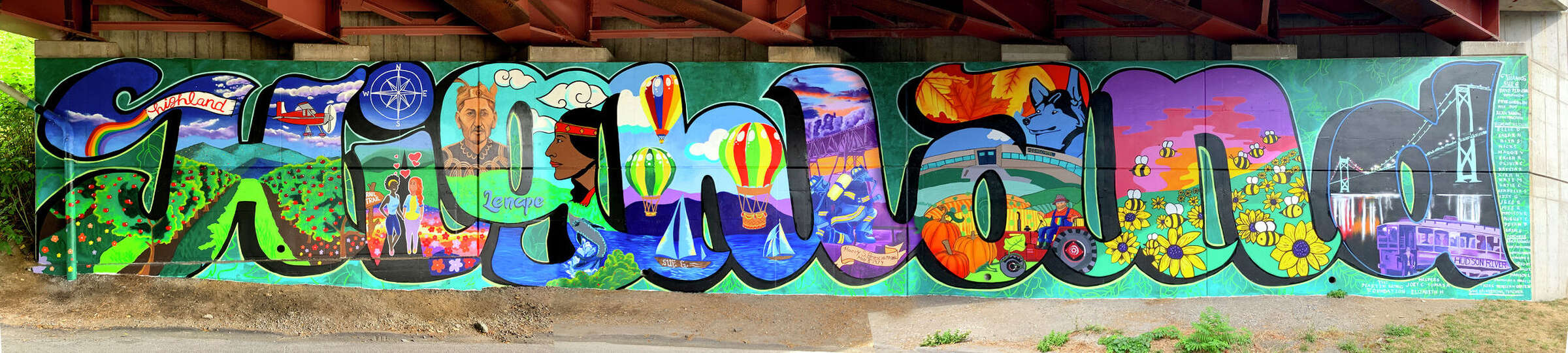 Graffiti icon Lady Pink paints the Hudson Valley
