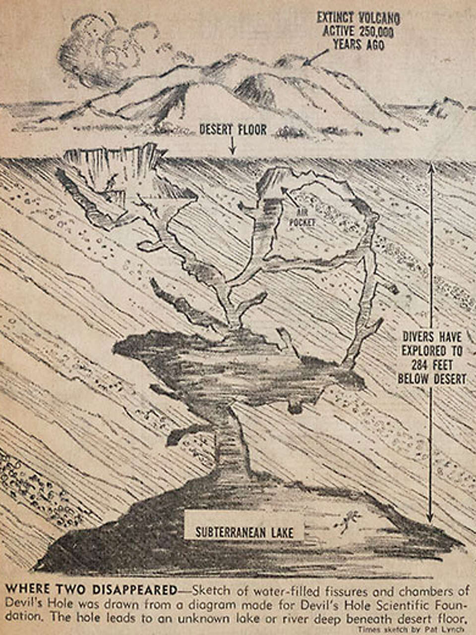 'It's like infinity': The skeletons at the bottom of Devils Hole