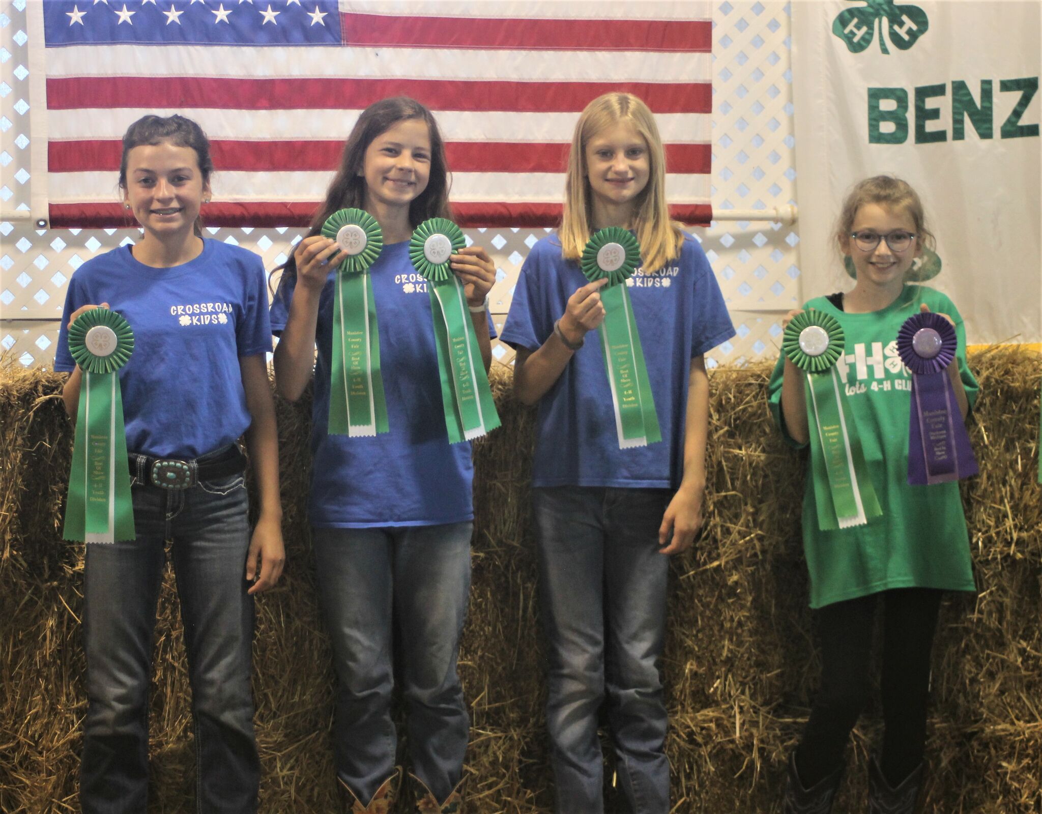 Who won 4-H awards at the Manistee County Fair?