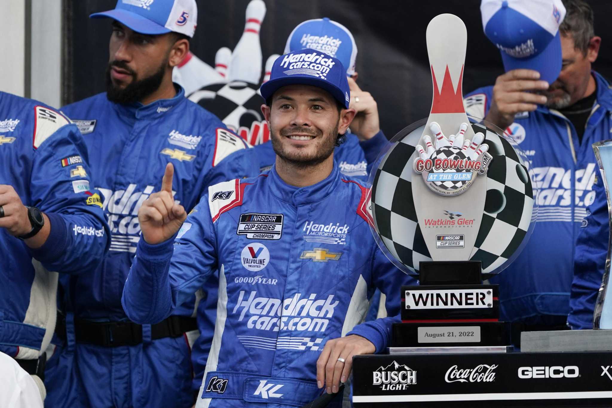 Sports digest: Kyle Larson wins NASCAR race at Watkins Glen