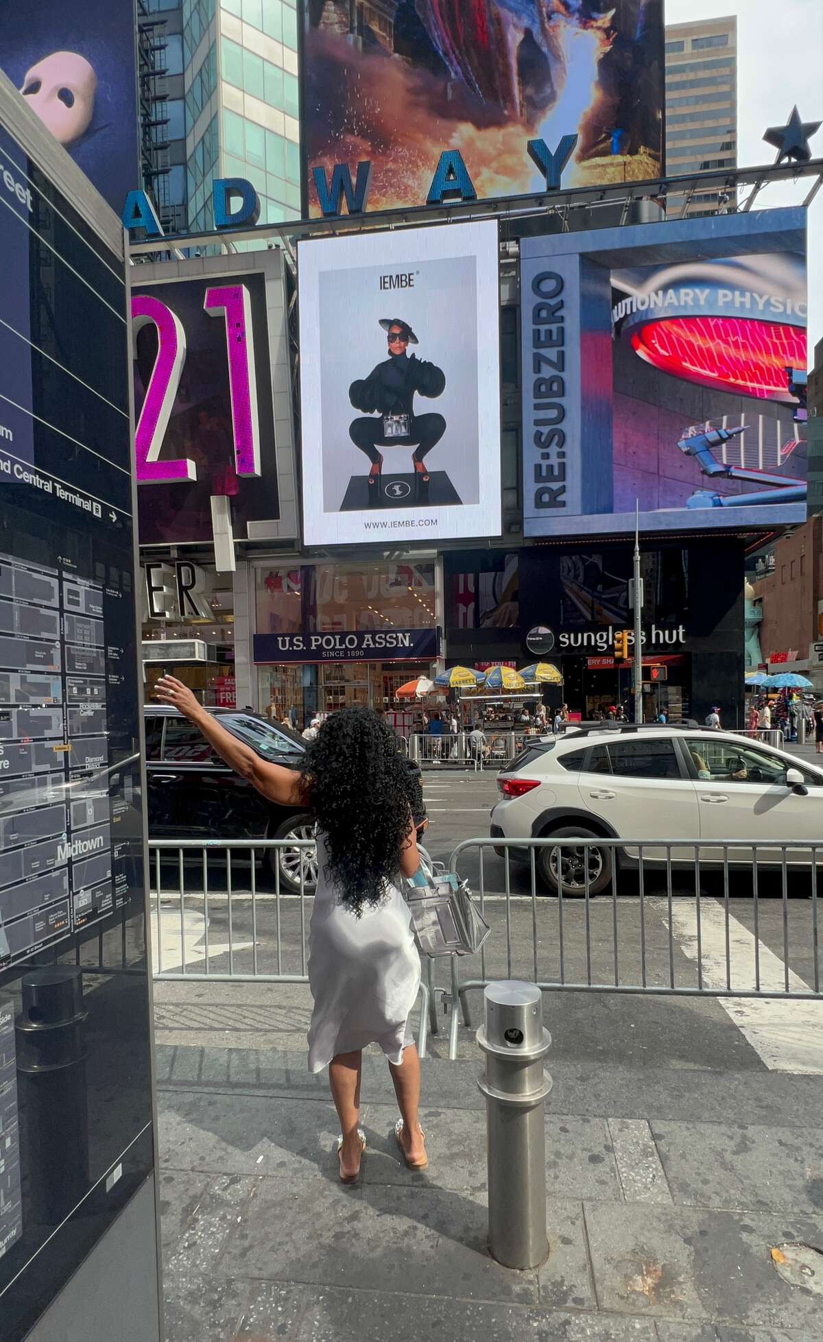 CT fashion designer once tweeted by Cardi B gets Times Square billboard