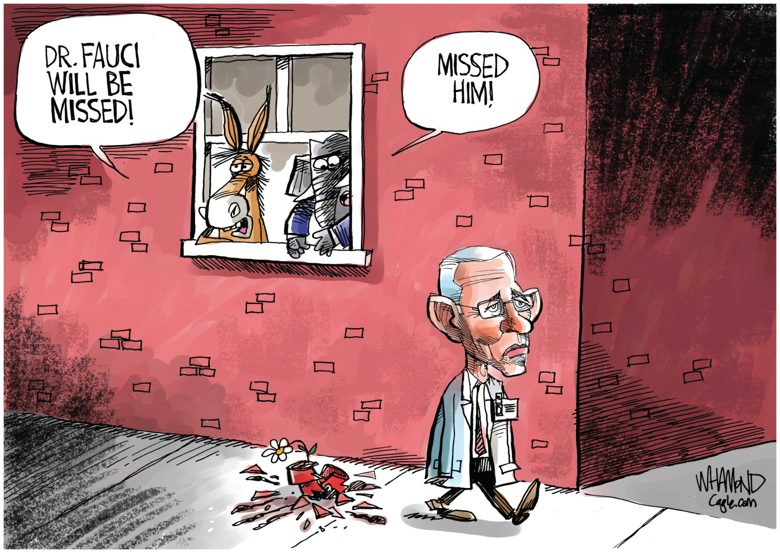 Leader of COVID response, Dr. Anthony Fauci getting out just in time