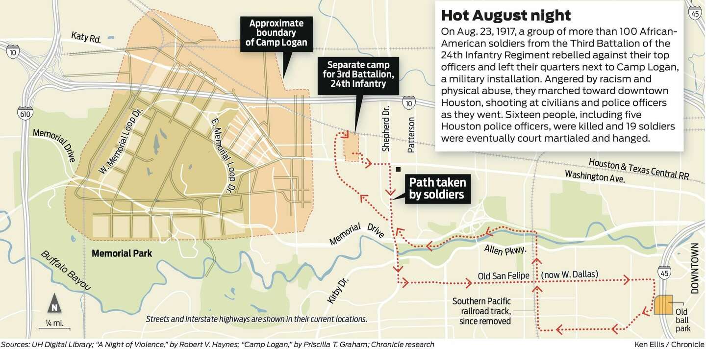 Camp Logan soldiers of Houston's Memorial Park could get clemency