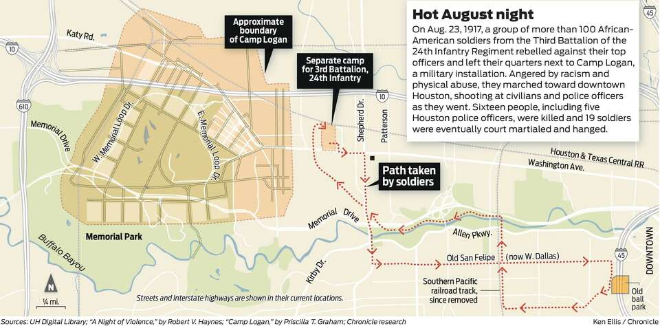 Camp Logan soldiers of Houston's Memorial Park could get clemency