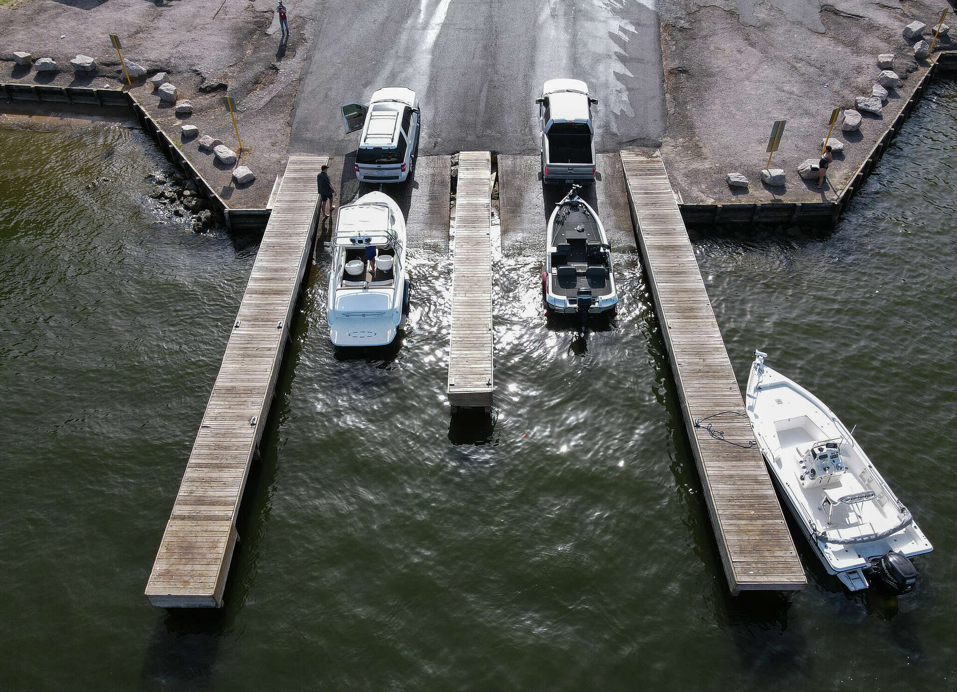 Lake Conroe is home to alligators, snakes and monster-sized fish