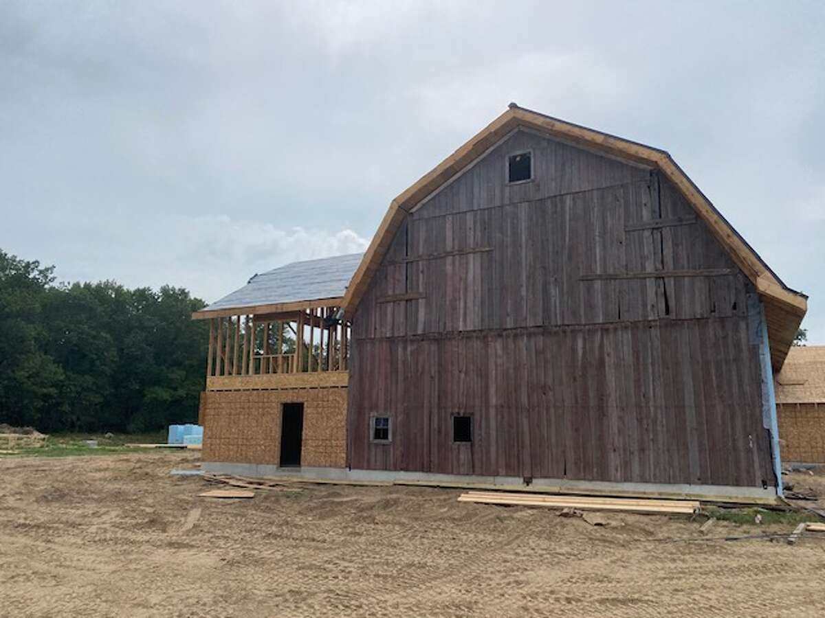 Glenn Royal Barn Venue going up in Port Austin