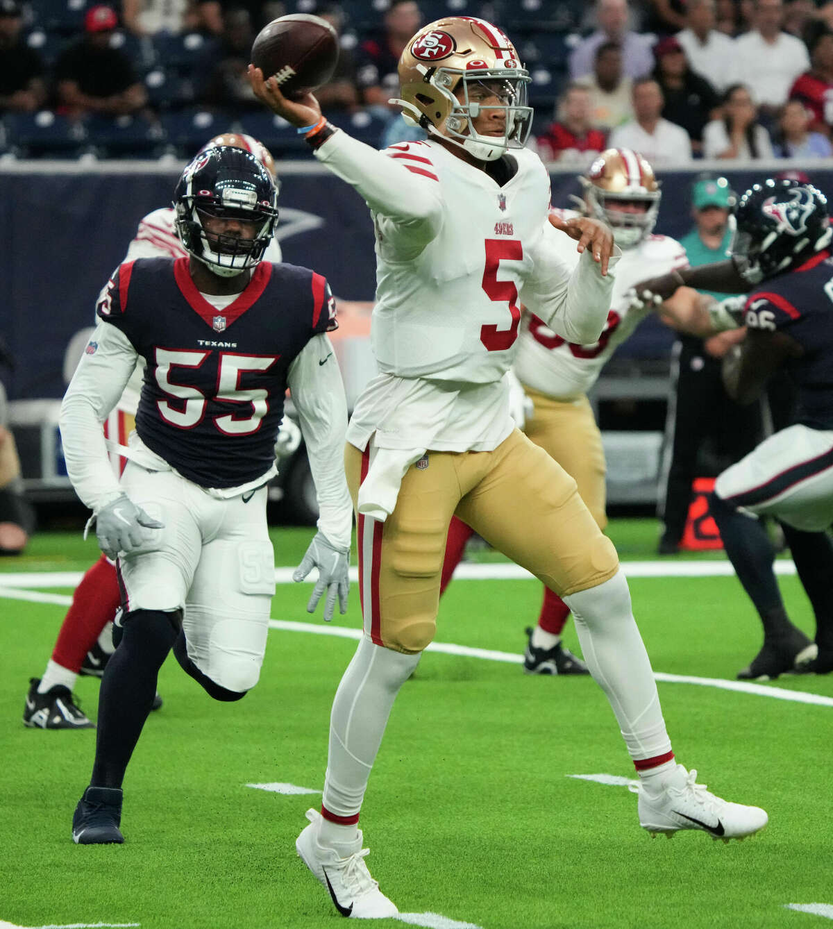 Houston Texans' Jerry Hughes, Kurt Hinish shine in preseason