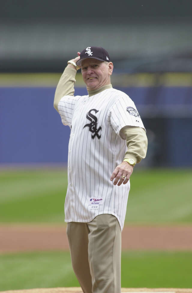 Who threw the first pitch?