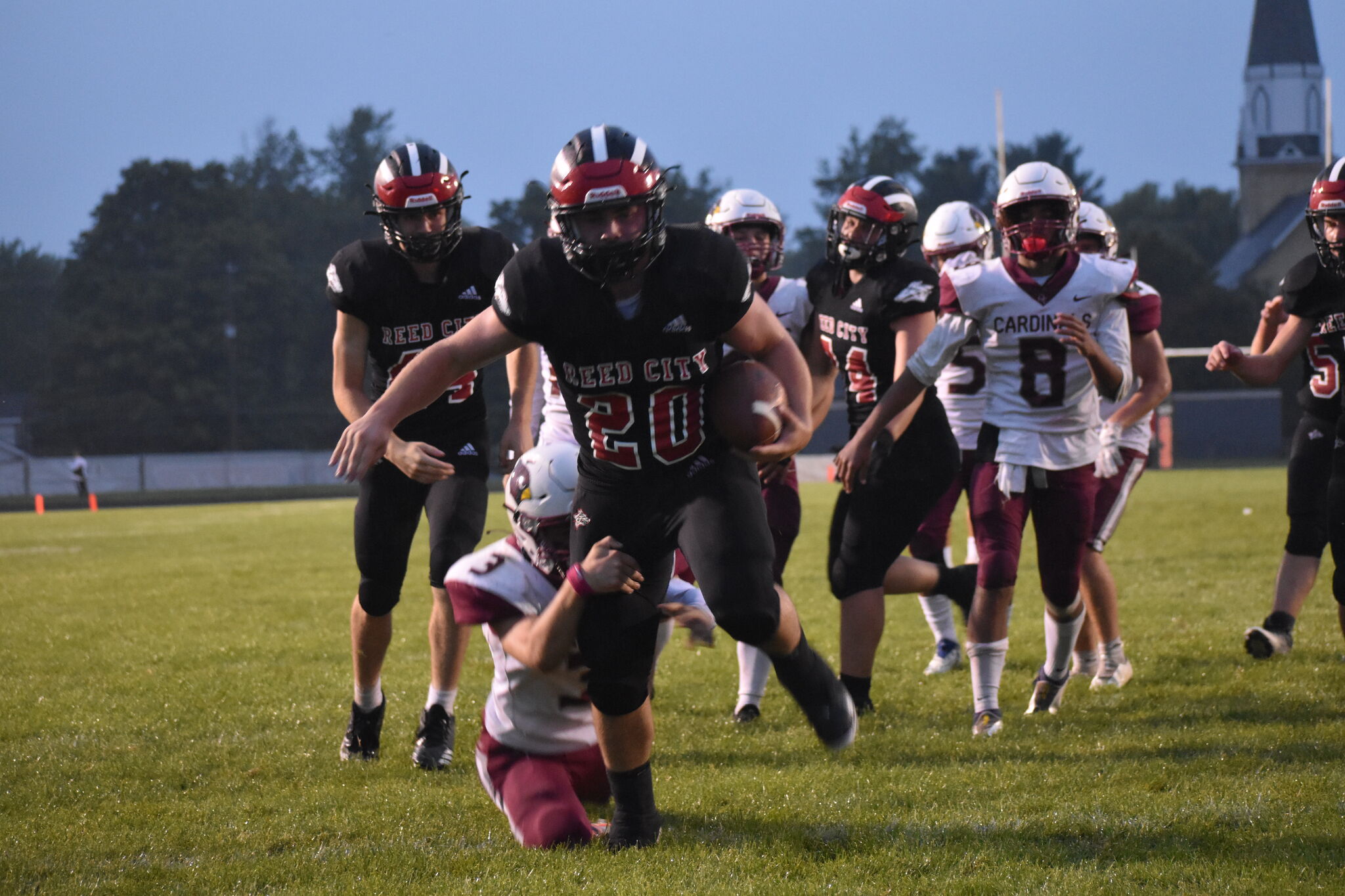 Reed City football cruises to 64-16 win