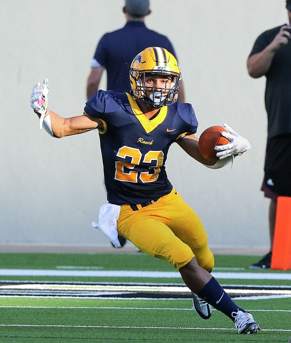 Katy Tompkins Falcons defeats Cypress Ranch Mustangs