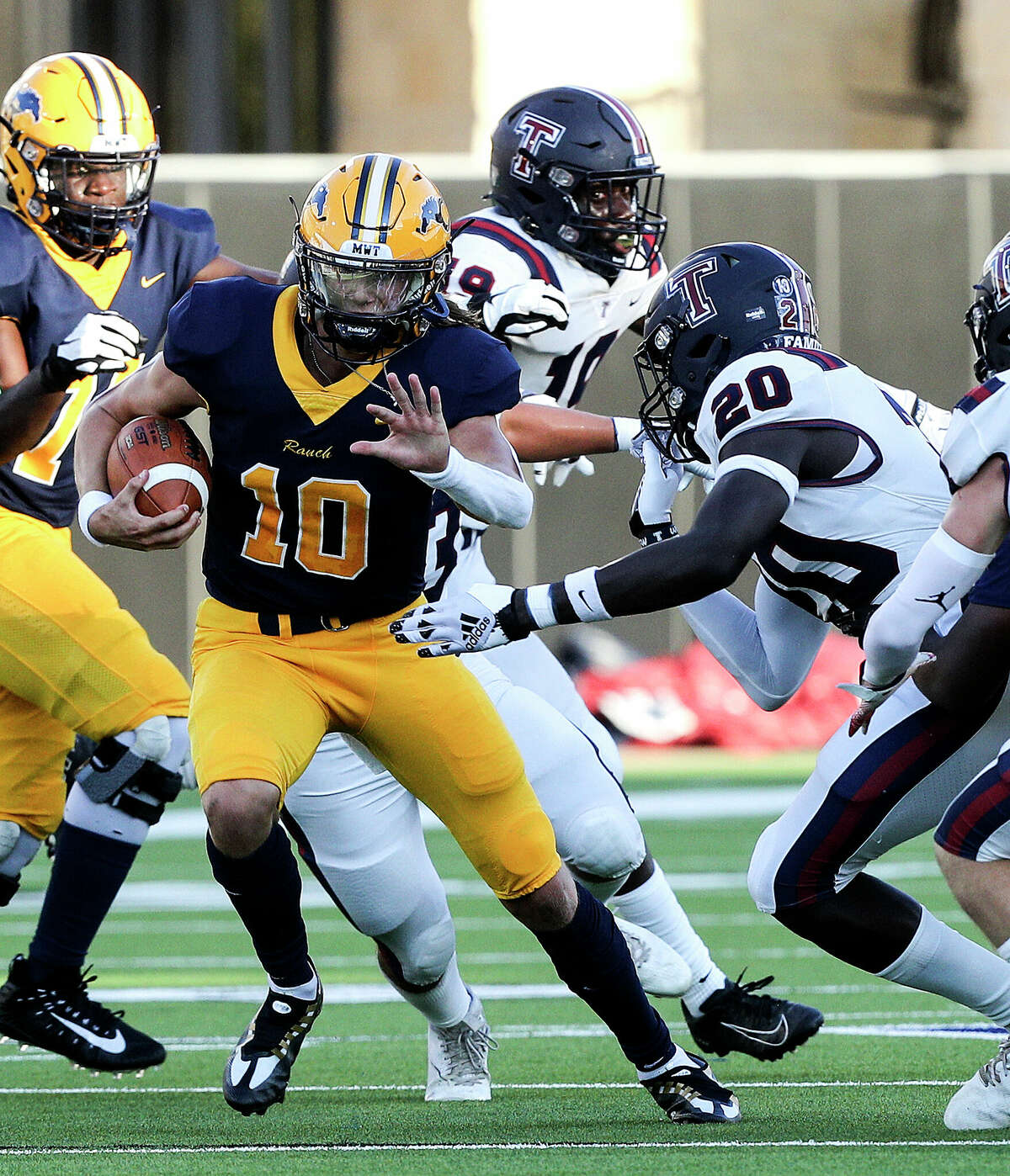 Katy Tompkins Falcons defeats Cypress Ranch Mustangs