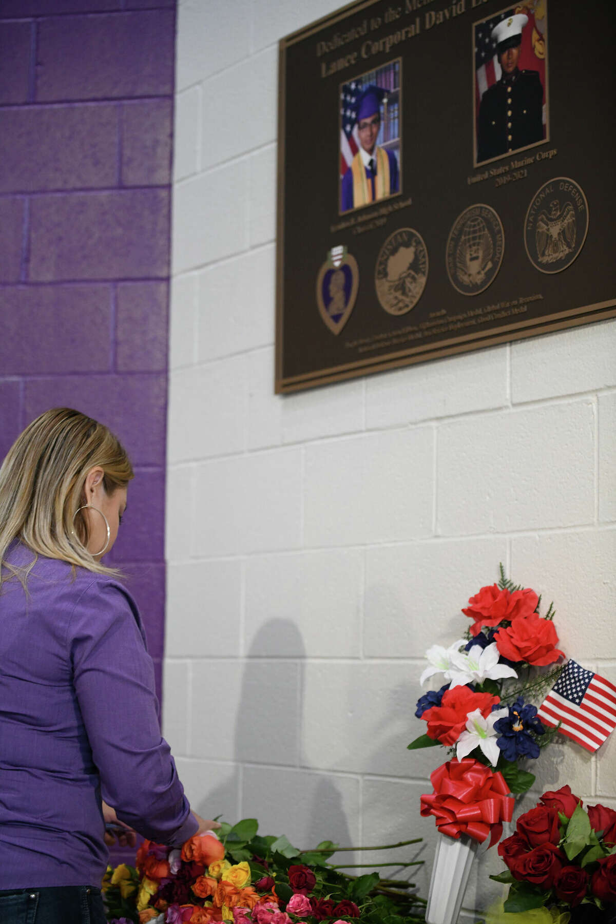 Fallen Laredo Marine remembered, honored at alma mater