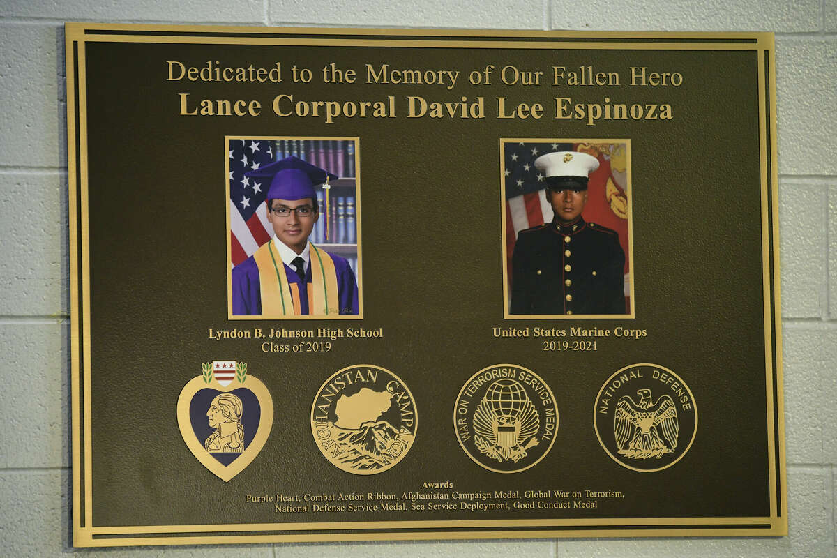 Fallen Laredo Marine remembered, honored at alma mater