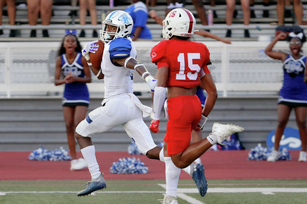 C.E. King Panthers roll past Crosby Cougars in season opener