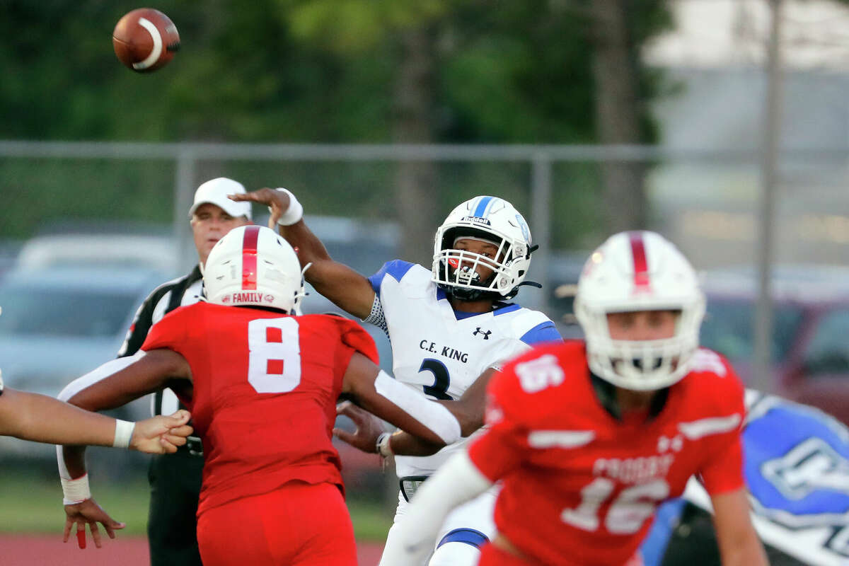 C.E. King Panthers roll past Crosby Cougars in season opener