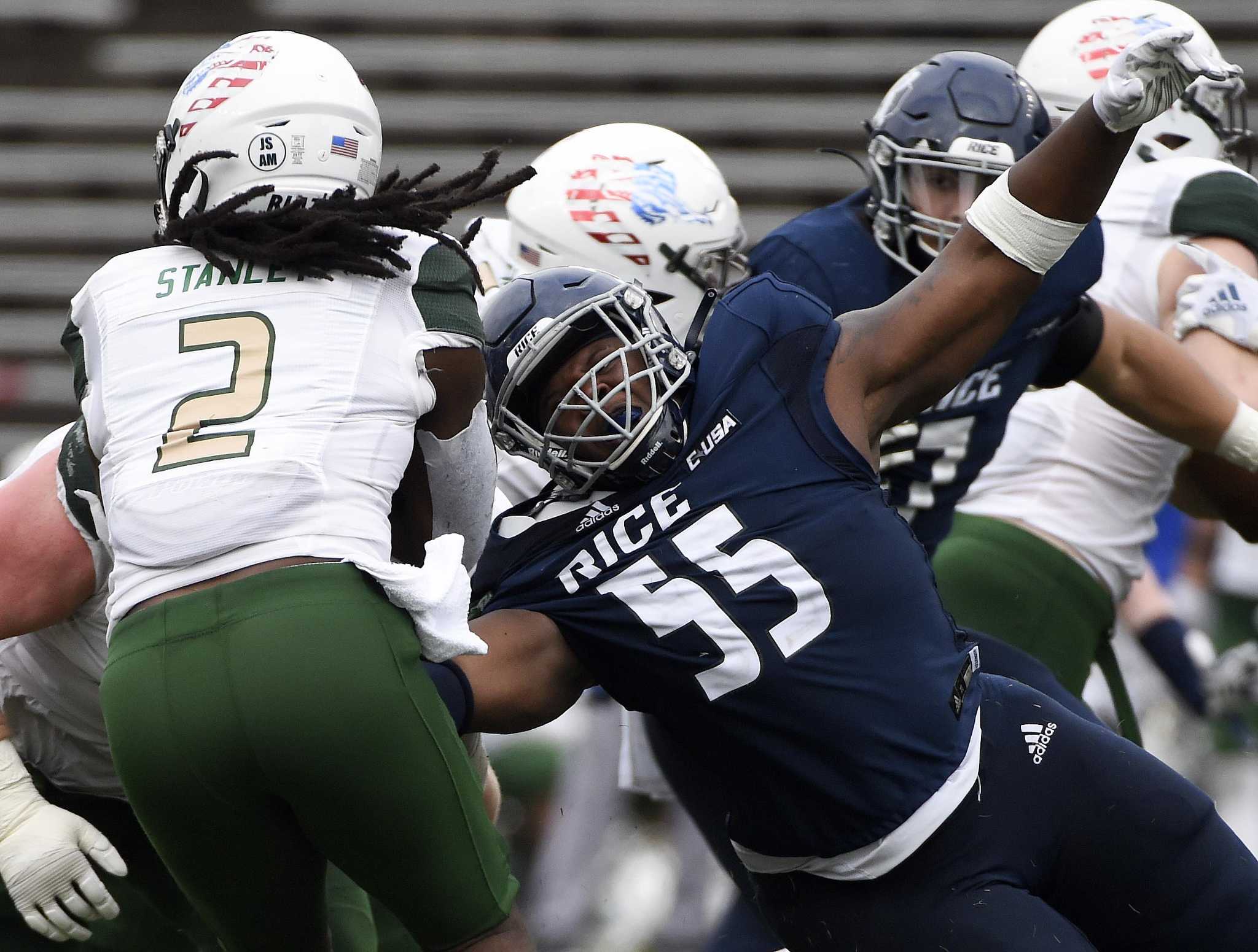 Rice defense, after up-and-down two years, expects to be up again