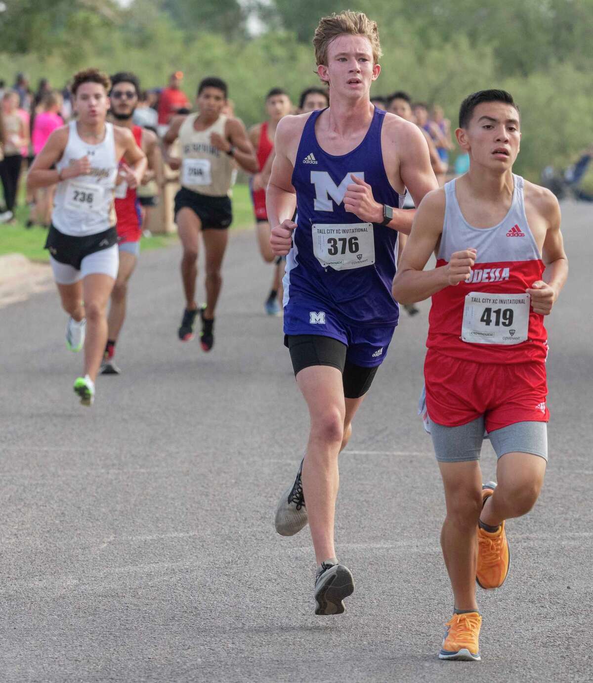 Yes, that's Bryce Hoppel, Michael Dutchover at the Tall City Cross ...
