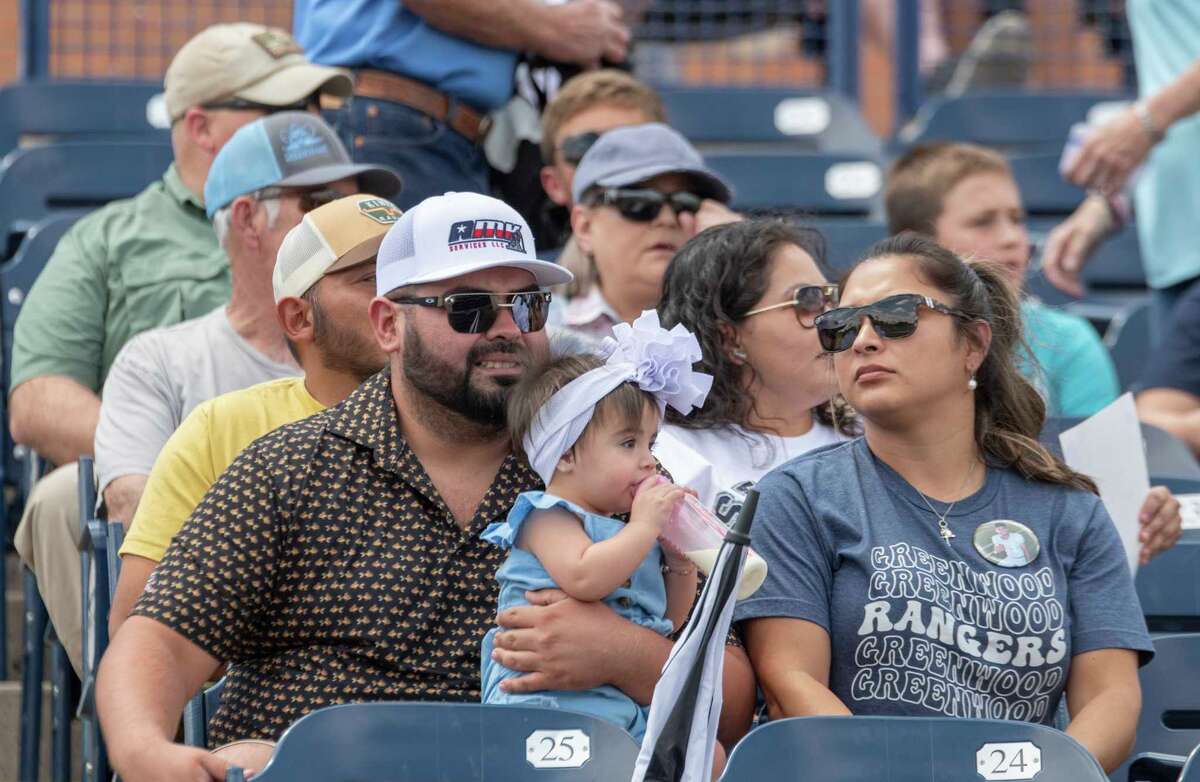 Greenwood fans cheer on their team as the Rangers battle Lubbock ...