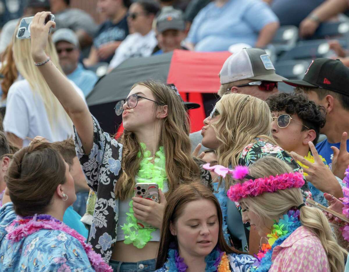 Greenwood fans cheer on their team as the Rangers battle Lubbock ...