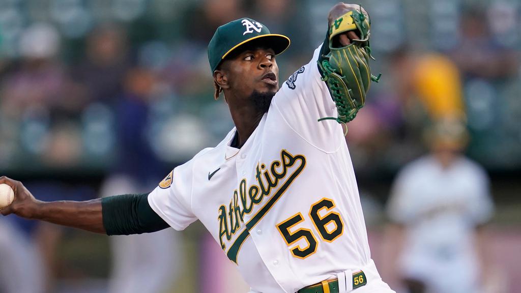 A’s reliever Dany Jiménez out for rest of season with shoulder strain