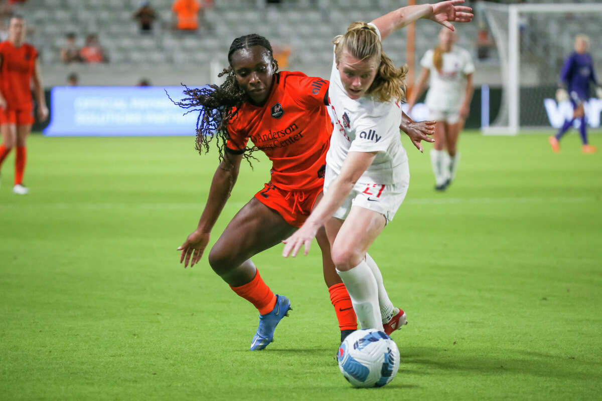 Michelle Alozie, Houston Dash draw with Washington Spirit