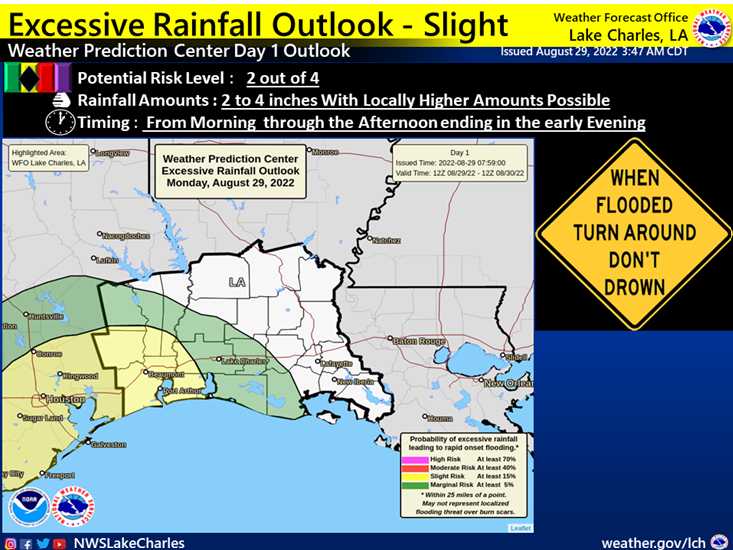 Beaumont could see excessive rainfall early this week