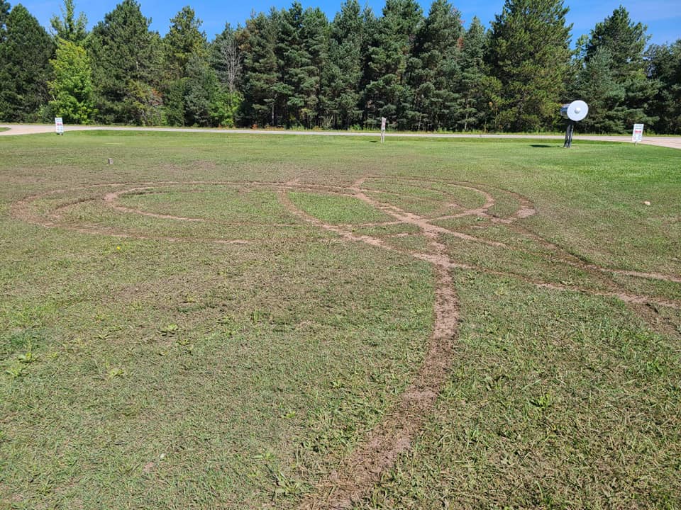 Joyriders damage grassy area at Silver Bullet Speedway