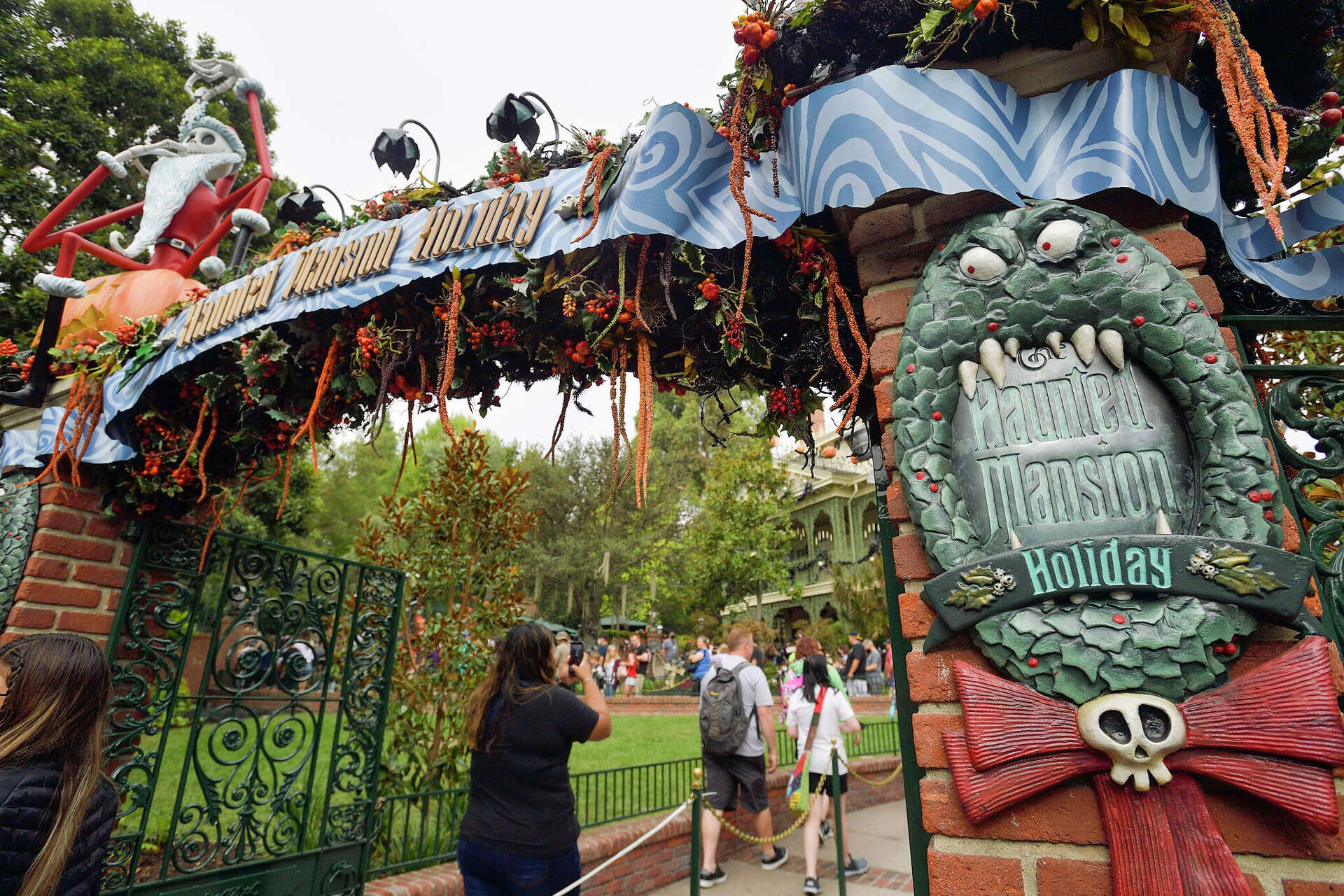 Disneyland's Haunted Mansion queue opens: Here's what it looks like