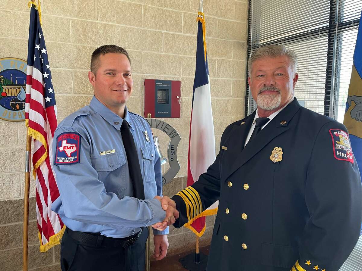 Firefighter Jordan King promoted