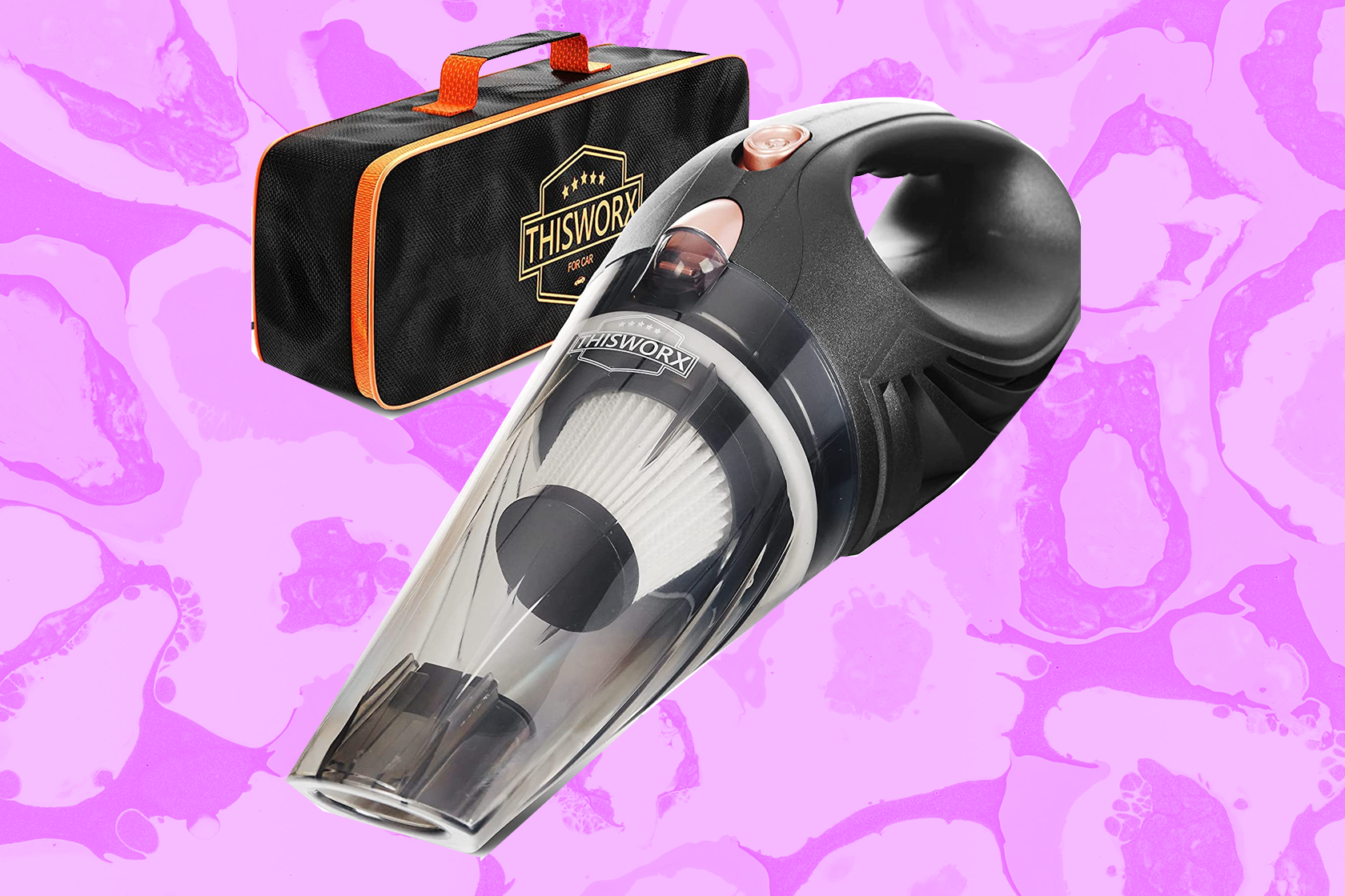 This mini hand vacuum will pick up every crumb in your car for $15