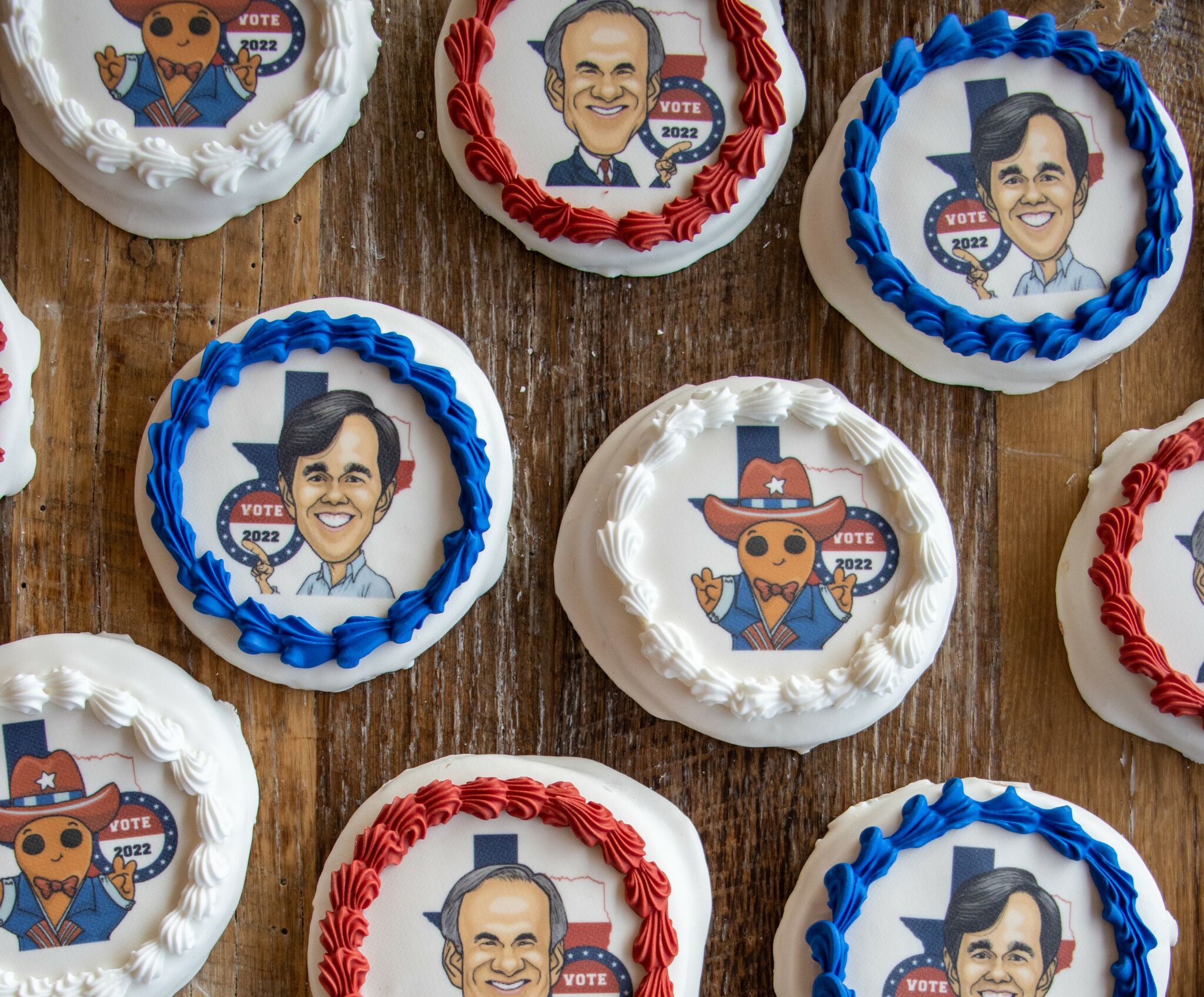 Three Brothers Bakery kicks off Texas gubernatorial election cookie poll