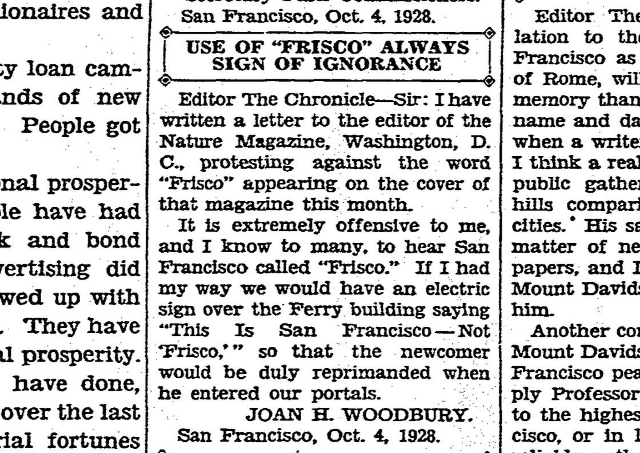 The case for ‘Frisco’: History weighs in on S.F.’s controversial nickname