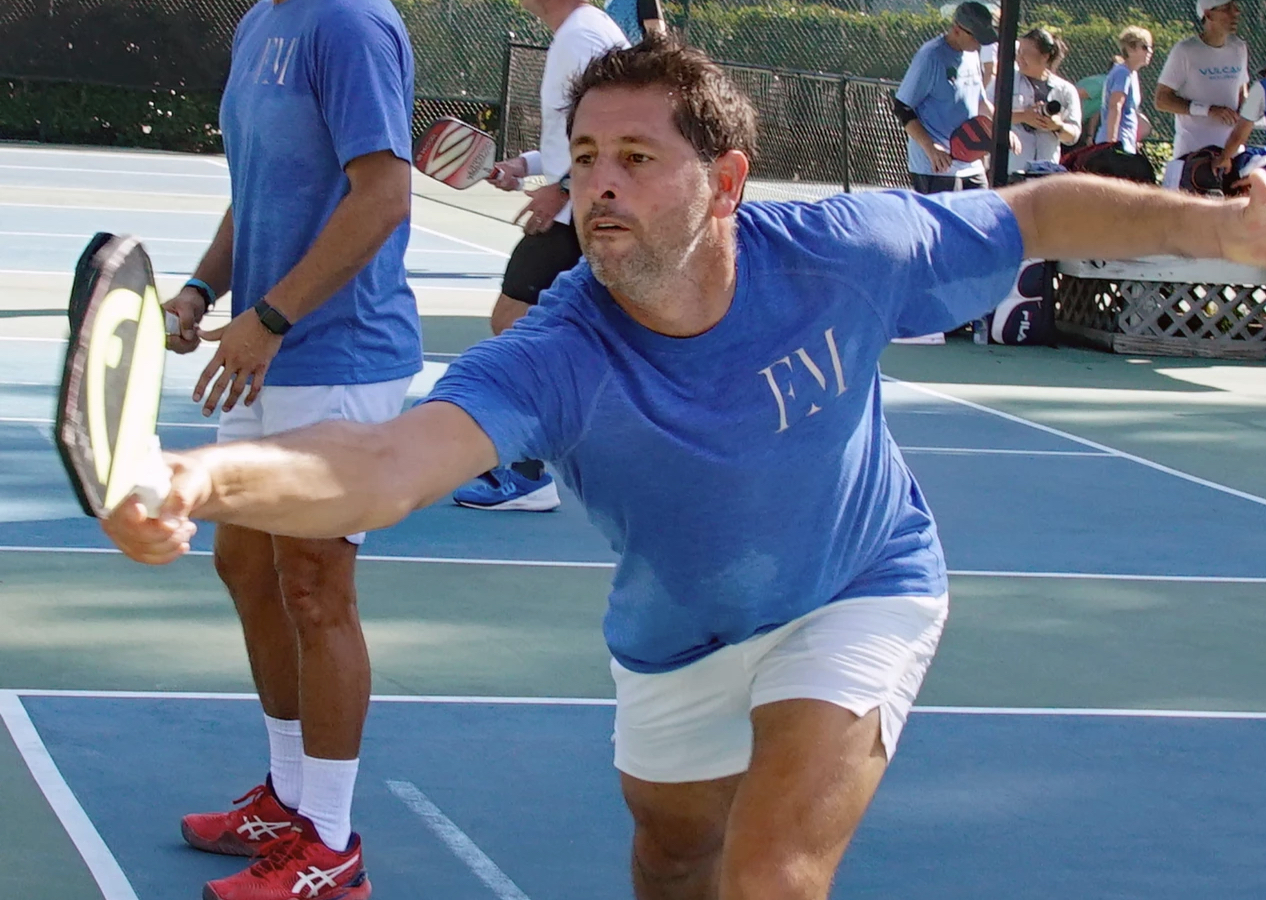 Greenwich pickleball player Juan Arraya is ranked 36 in the world