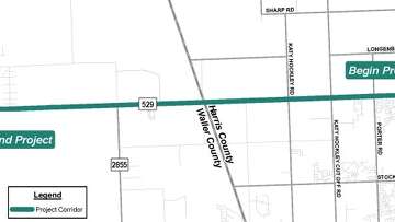 Proposed $123M TxDOT project would improve FM 529 in Houston