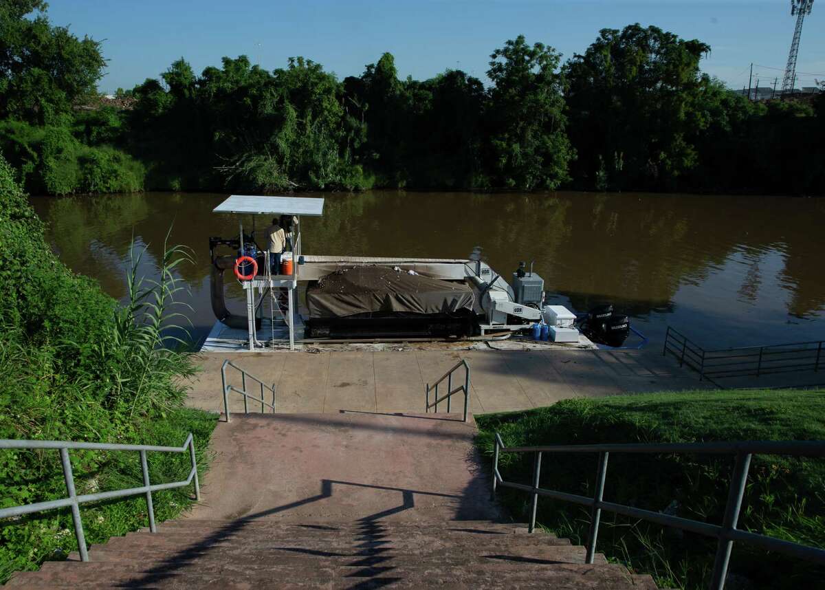 Litter from across the city of Houston clogs our bayous. Now this boat ...
