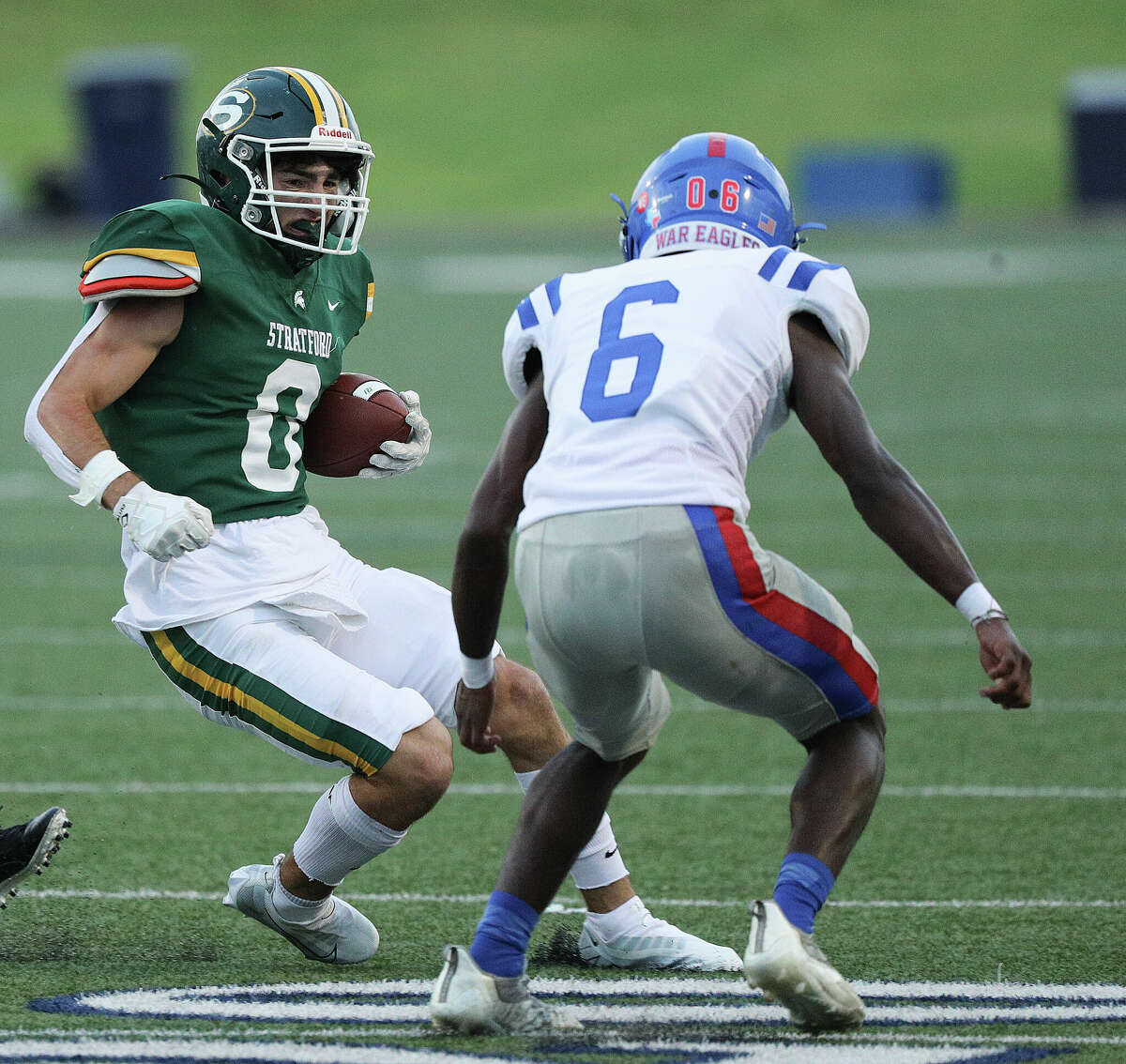 Jake Brand, Stratford Spartans defeat Oak Ridge War Eagles