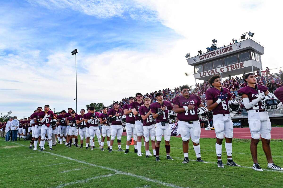 In Uvalde, a football game offers celebration amid grief