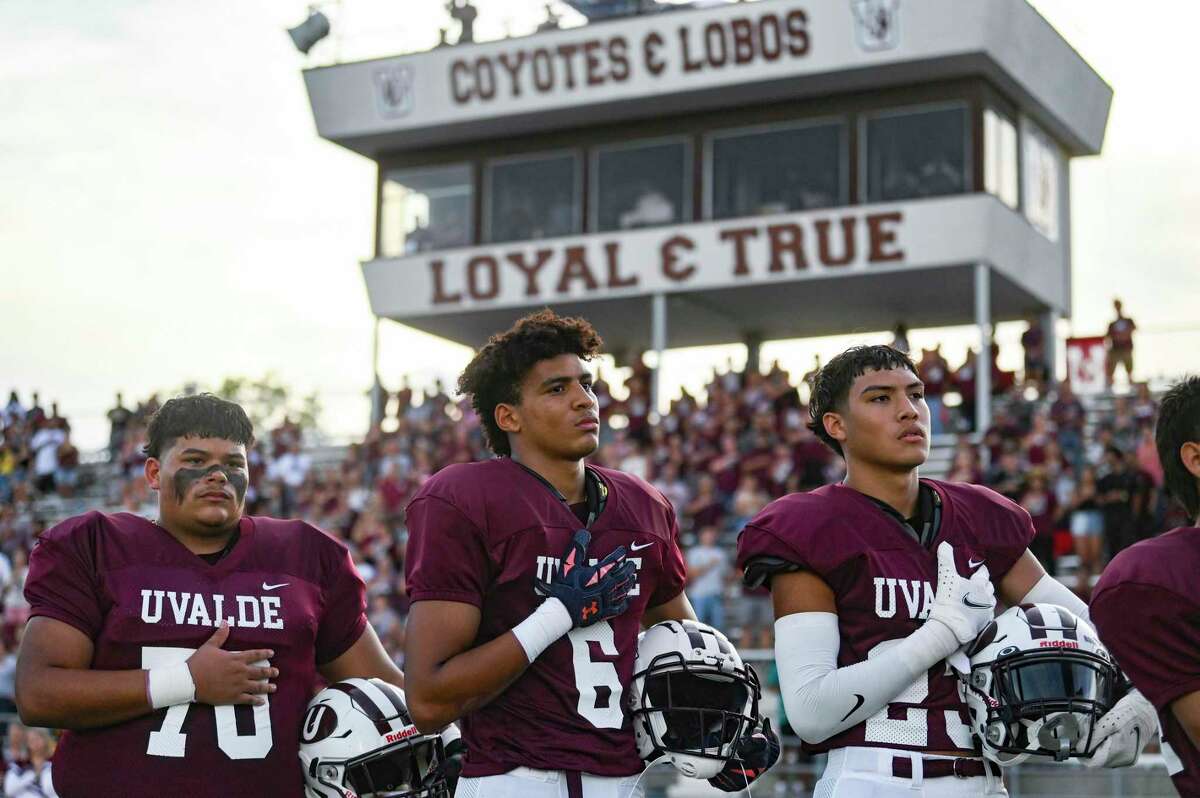In Uvalde, a football game offers celebration amid grief