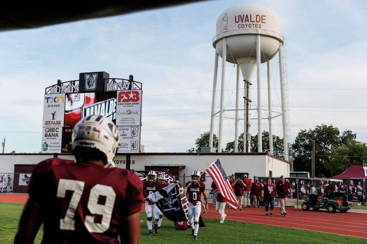 In Uvalde, a football game offers celebration amid grief