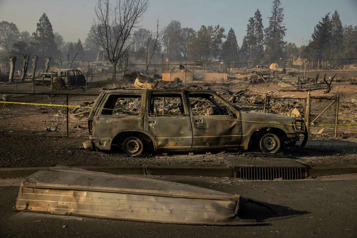 Photos show devastation California's Mill Fire left in its path