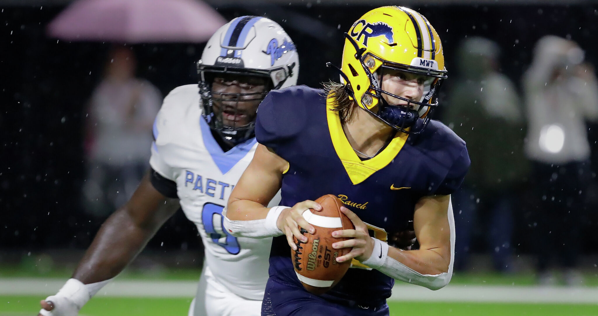 Blake Baker, Cypress Ranch Mustangs beat Paetow Panthers