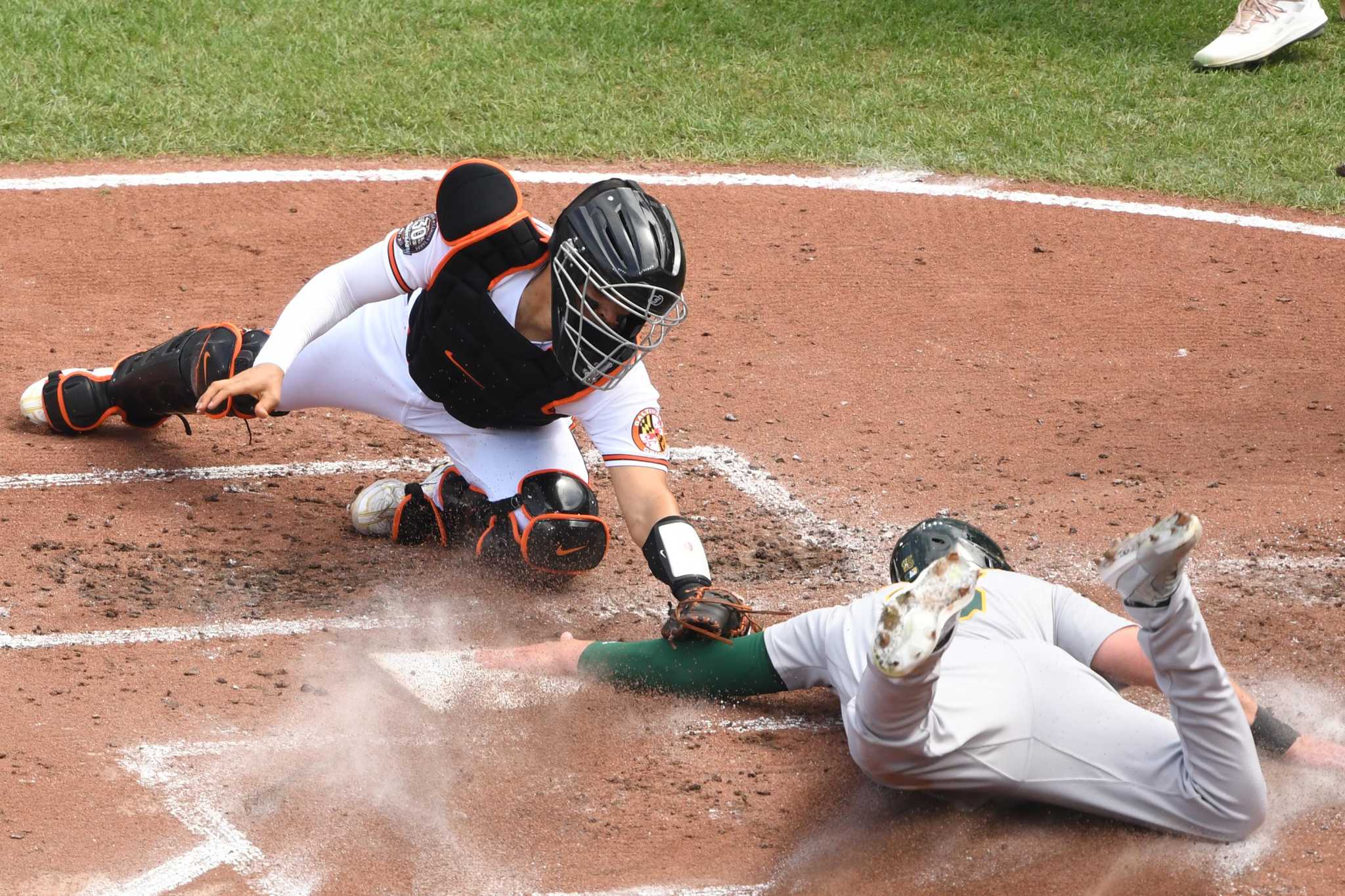 Seth Brown, Adrian Martinez lead A’s past Orioles