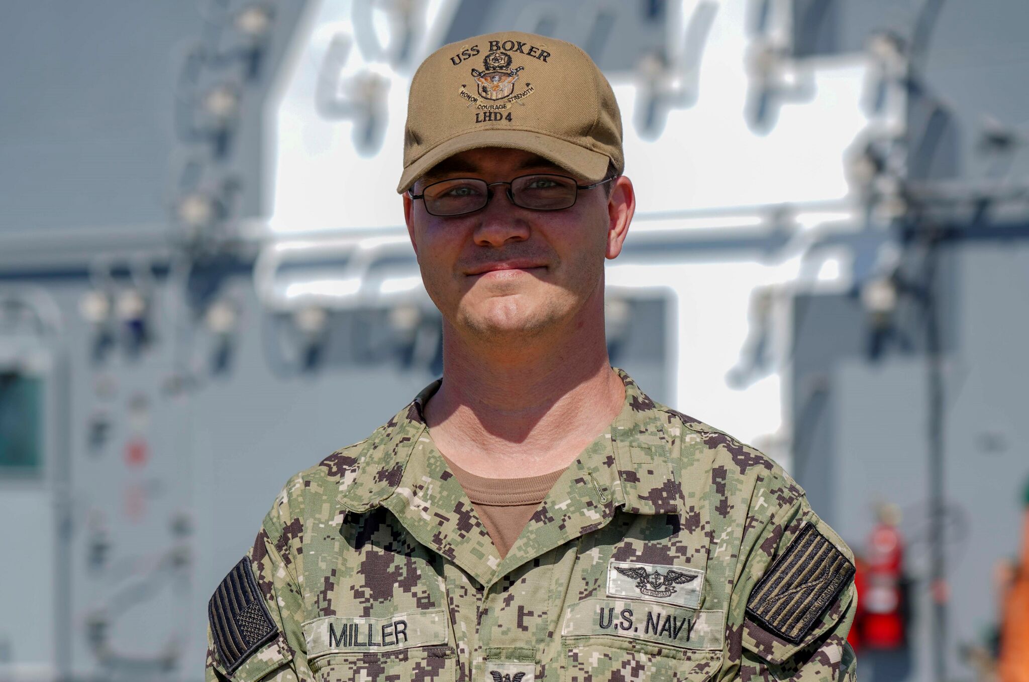 Ludington man serving aboard Navy warship
