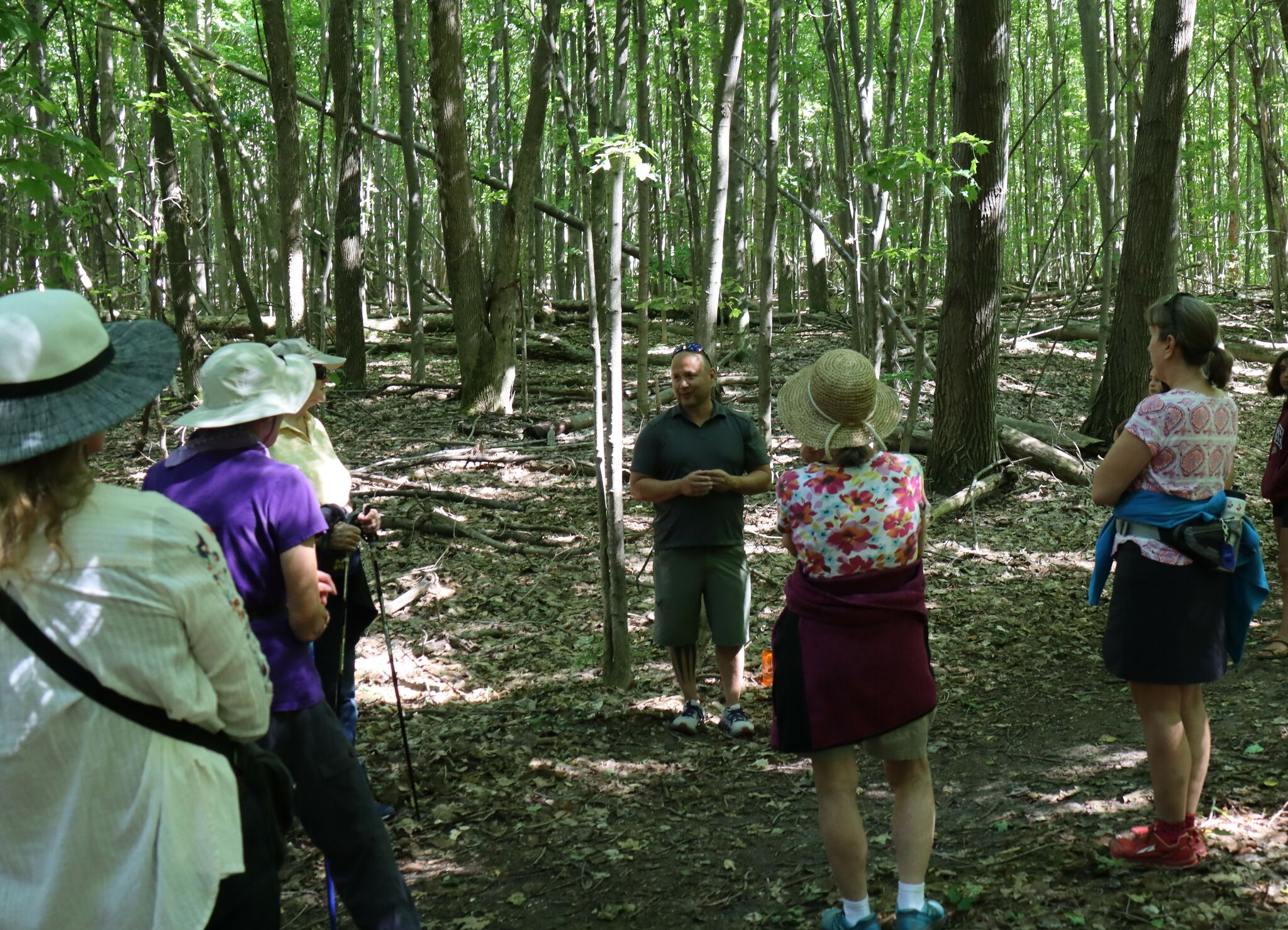 During guided hike, see how Anishinaabek prepared for winter